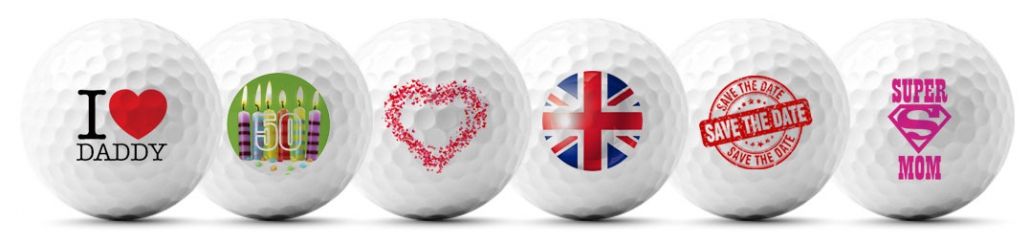 Personalised golf balls | starting at £ 1.65 and 3 golf balls | Redline ...